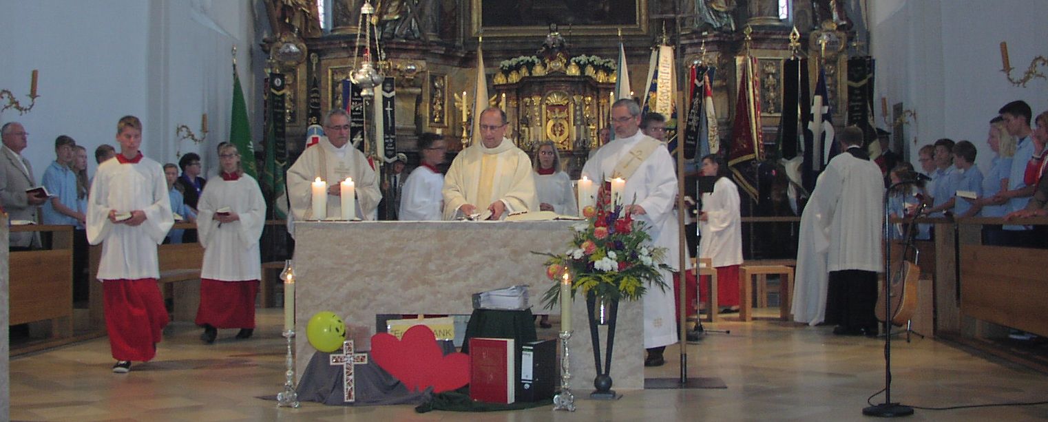 Wo so viel sich hoffen lässt, ist der Abschied ein Fest,“ so Pfarrer Thomas Eckert beim Abschied